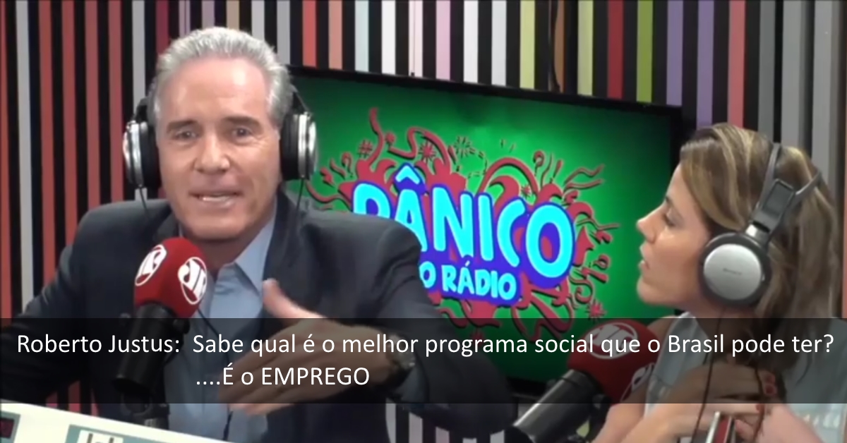 Vídeo de Roberto Justus defendendo o liberalismo na Jovem Pan viraliza ...